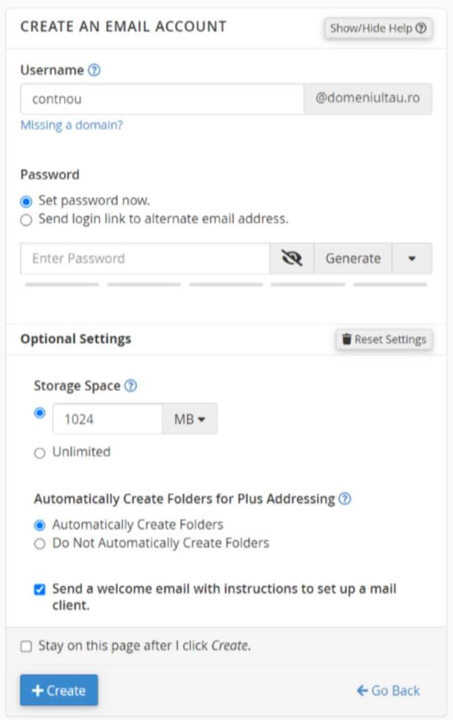 Ghid utilizare cPanel pentru pachetul tau de gazduire